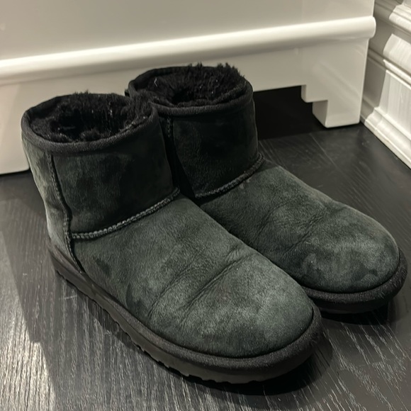 UGG | Shoes | Black Classic Mini Uggs In Good Condition And They Are ...